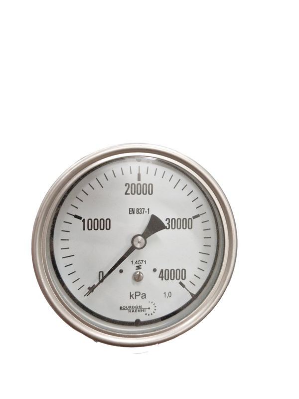 MEX 5 100mm Rear Entry Pressure Gauge - GTS Gauges
