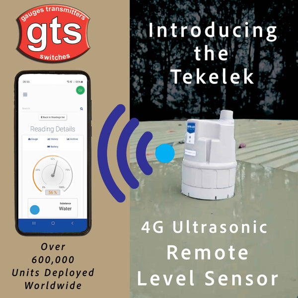 Remote Level Sensor - 4G Ultrasonic - GTS Gauges