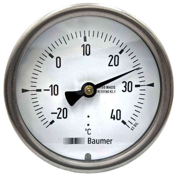 GTS Gauges: TBI080 80mm Rear-Entry Temperature Gauge
